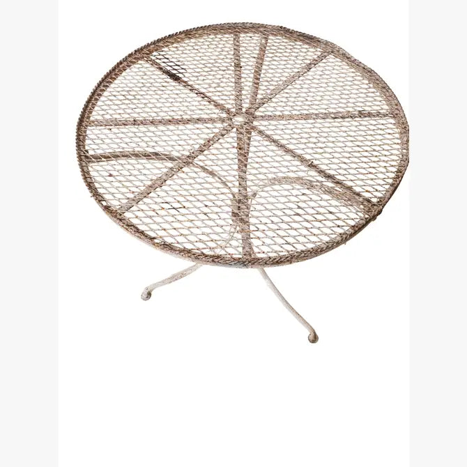 Wrought Iron Simple Table with 2 Carolina Chairs – Garden Iron and More