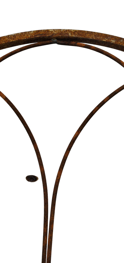 Wrought Iron Charlotte Trellis with Cast Pieces Welded – Garden Iron ...