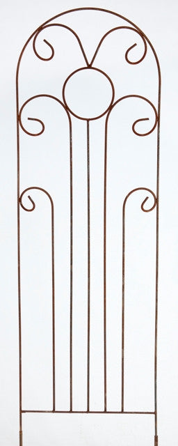Heavy Solid Steel Tall Round Top Circle Trellis – Garden Iron and More