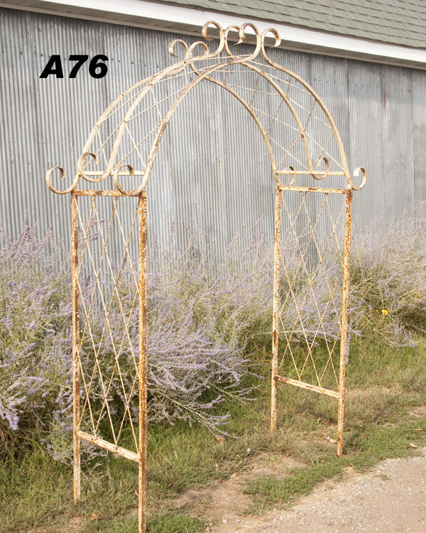 TUBE & X's ARCH – Garden Iron and More