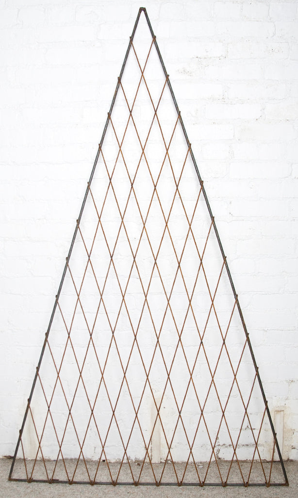 Wrought Iron Triangular Plant Support Panel – Garden Iron and More