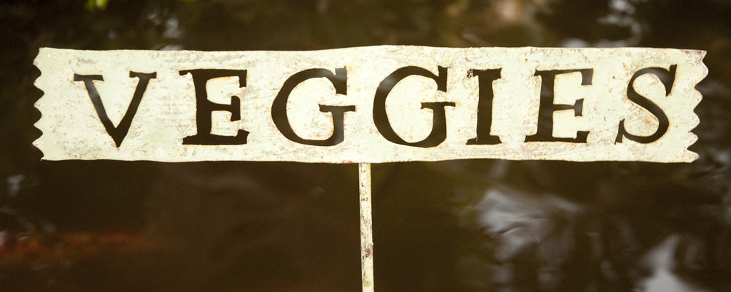 Veggies Sign Garden Display – Garden Iron and More