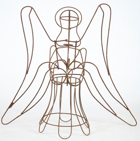 Wire Angel with Wings – Garden Iron and More